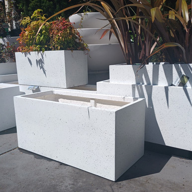 Asher Trough White Sml - Botanical Creations