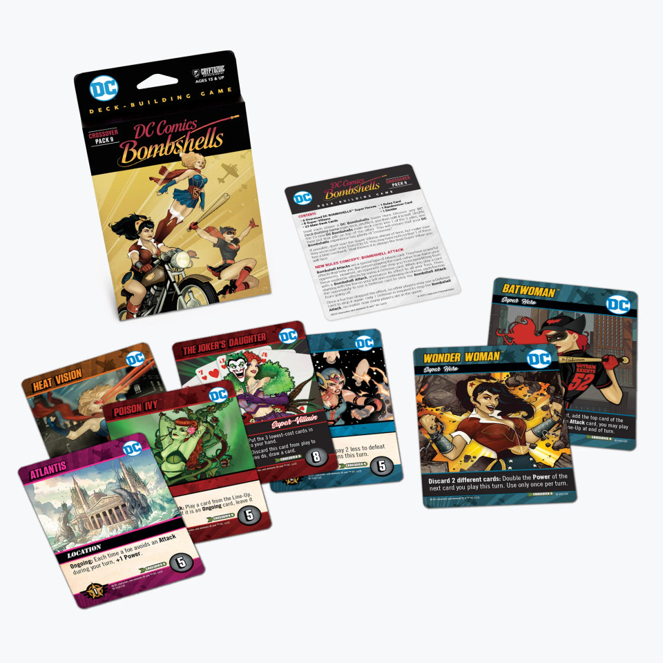 DC Deck-Building Game: Crossover Pack - Bombshells Expansion - Cerberus ...