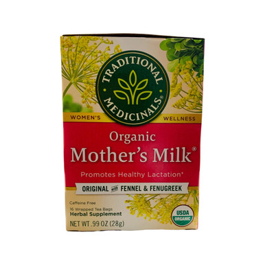 Organic Mother’s Milk Tea 16 Tea Bags| Fennel & Fenugreek | Traditional ...