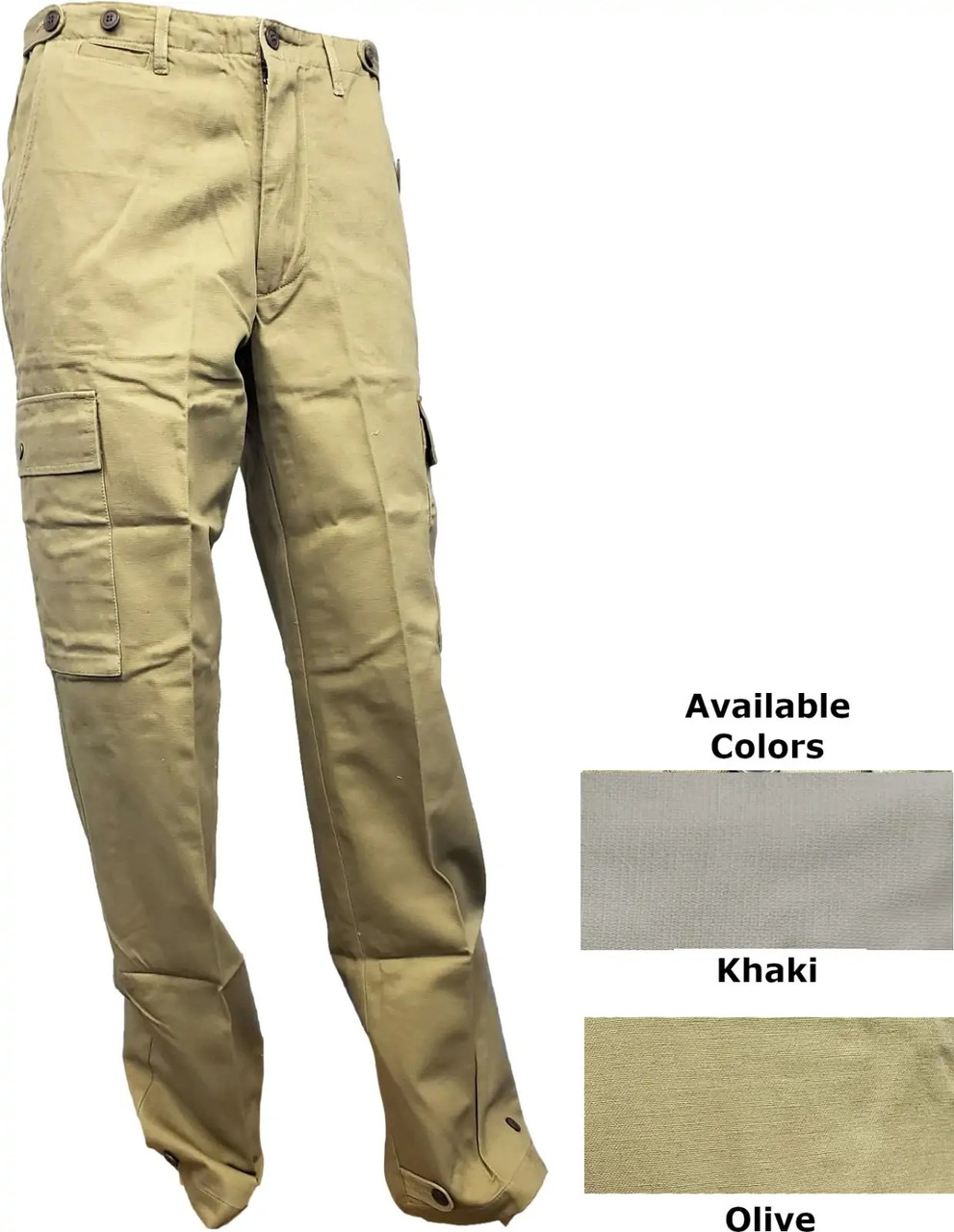 US WWII M42 Paratrooper McNeal Cargo Pants Reproduction