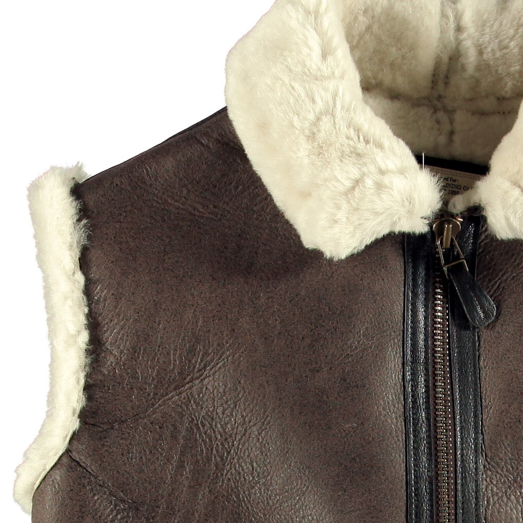 Cockpit USA The Cockpit B-3 Vest Brown USA Made