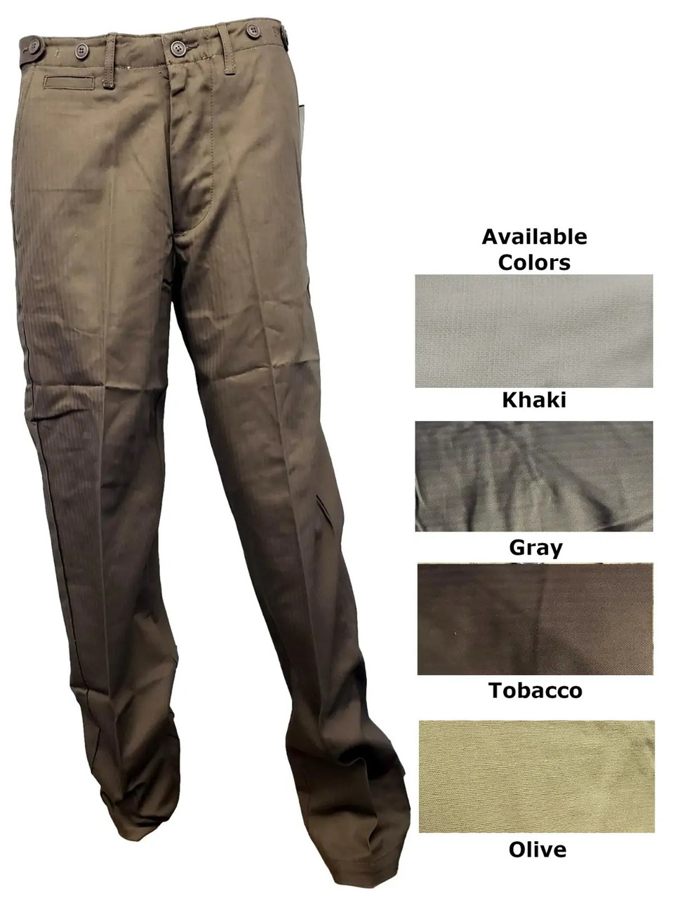 US WWII M42 Paratrooper OverLord Fatigue Pants Reproduction