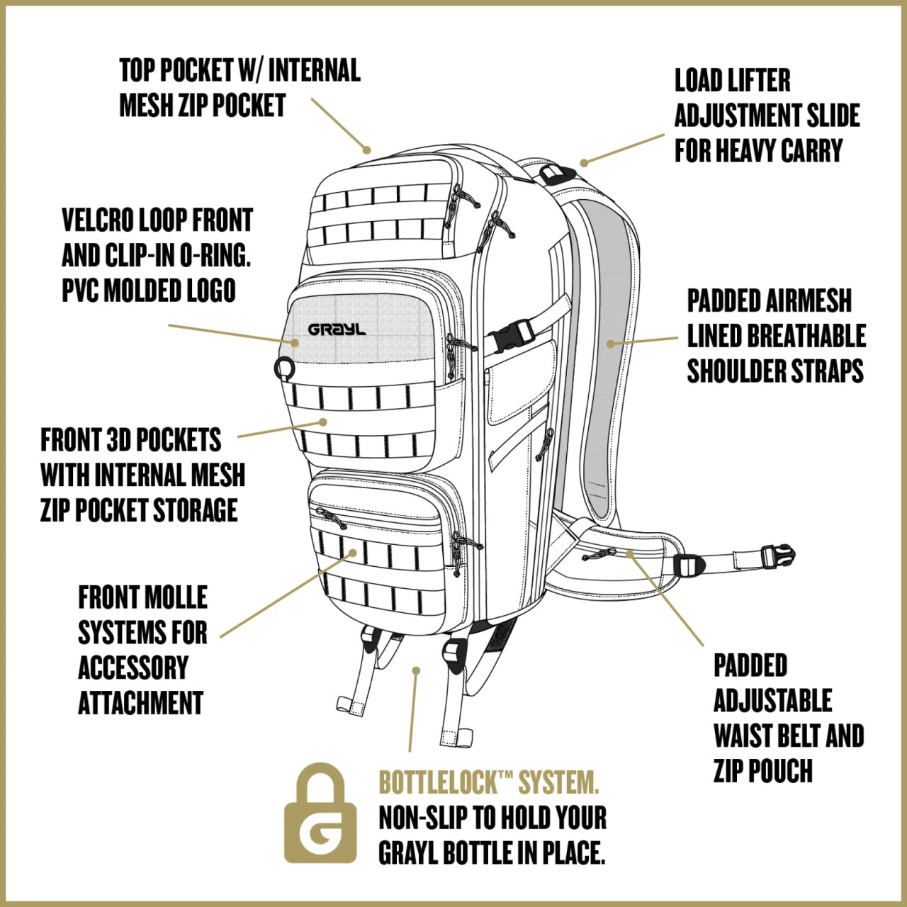 Grayl Mission EXP Backpack 30 Liter