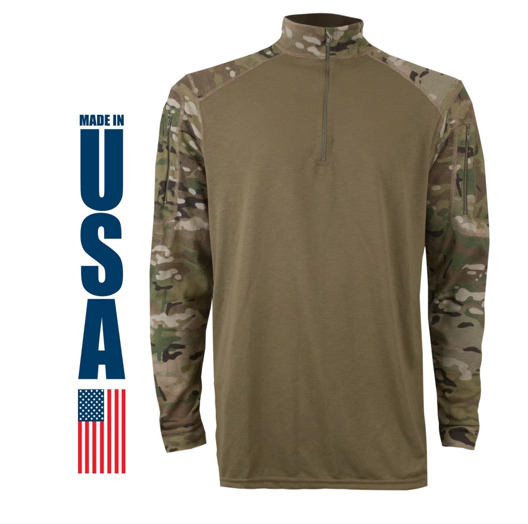 XGO FR Defense Base Layer (DBL) Combat Shirt Multicam USA Made Berry ...