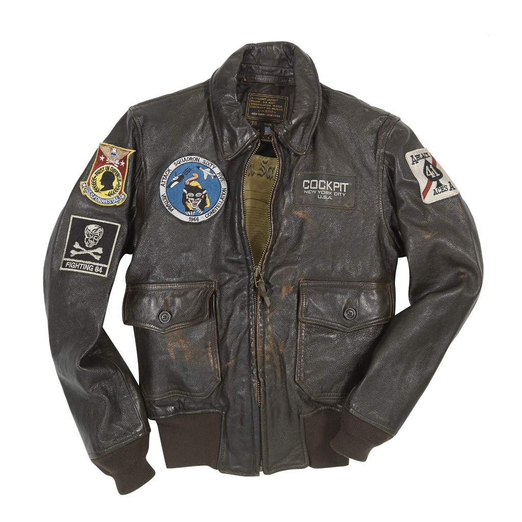 Cockpit USA USS Forrestal Carrier Pilot's Vietnam Flight Jacket USA ...