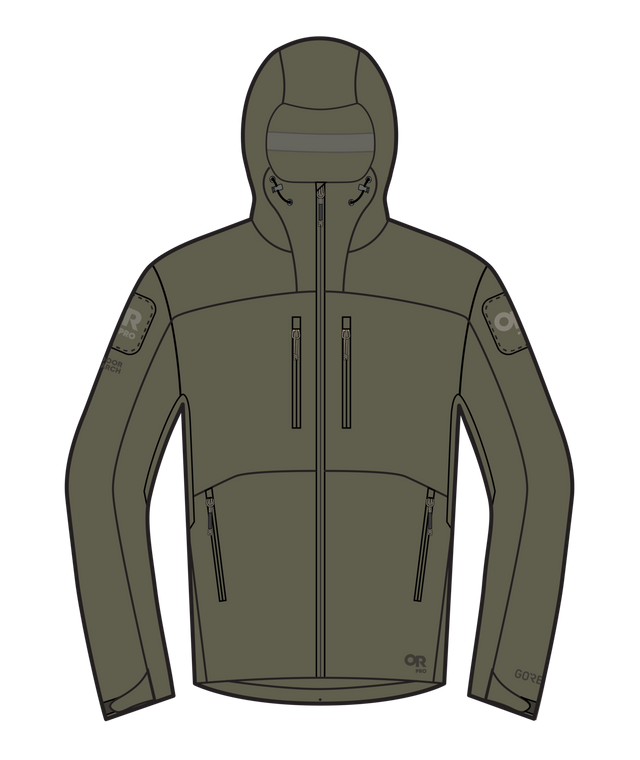 Outdoor Research Allies Mountain Jacket 3 Layer Gore-tex