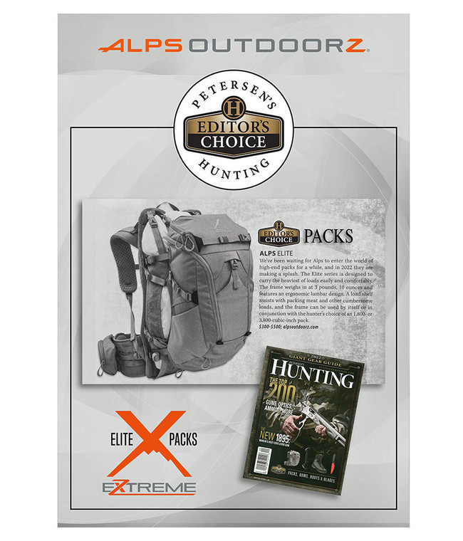 Alps Outdoorz Elite Frame + 1800 Pack Stone Gray