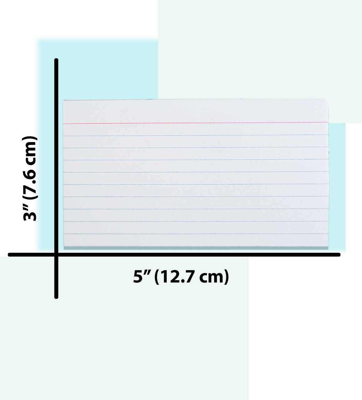 Valor Products 3"x5" Ruled Index Cards 100CT