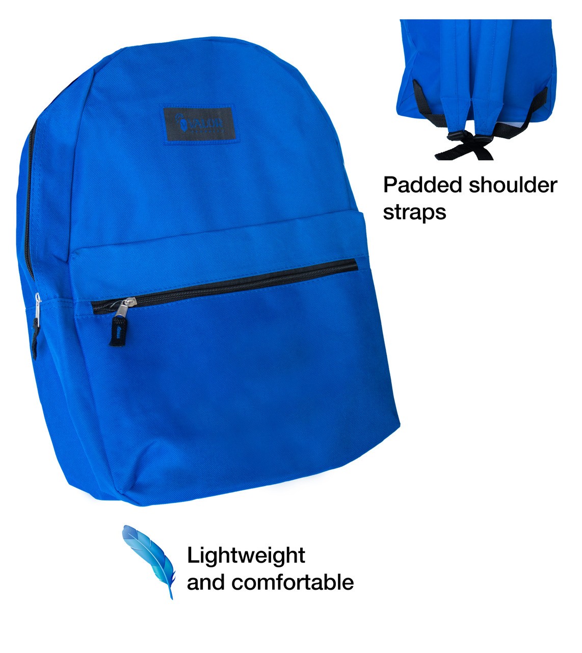 17" Assorted Colored Backpacks with Padded Straps
