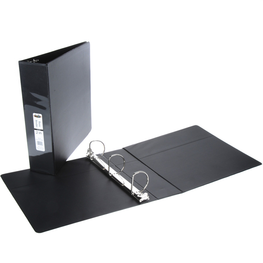 1.5inch View Binder - Inner Pockets - 3 Way View - Black