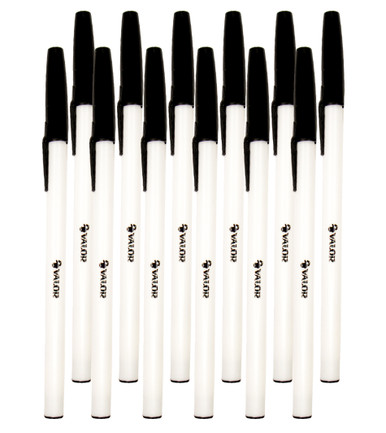 Valor Products Bulk Stick Pens Black 144Ct