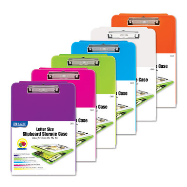 BAZIC Translucent Clipboard Storage Case