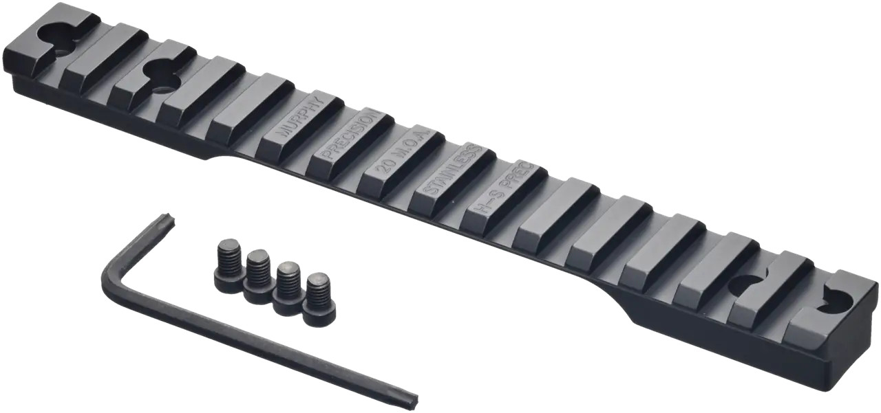 Picatinny style scope rail for H-S Precision long action rifles