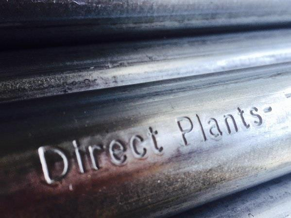 3m Long x 33mm OD High Tensile Galvanised Tube - Direct Polytunnels