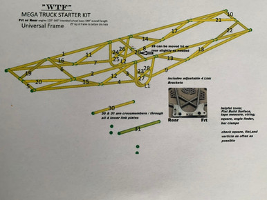 Lower Chassis Kit 25" x 190"