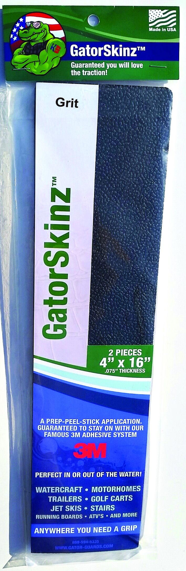 Keelshield Gatorskinz Step Pad (2/Pack) - Keelshield (Gs60 Black)