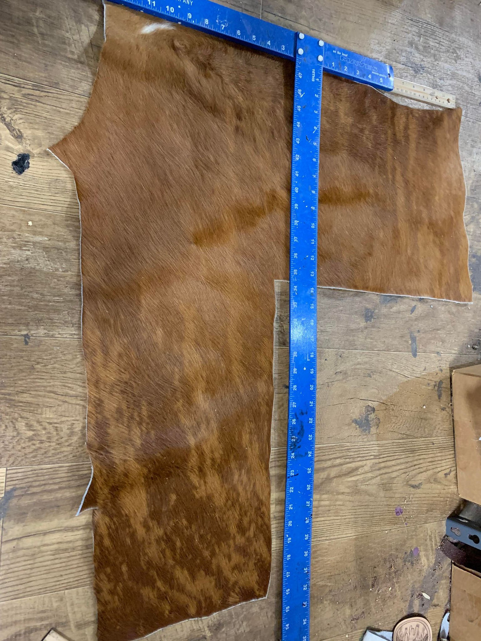 Large Remnant 07-Bleached Brindle - DEUCES WILD TACK LLC