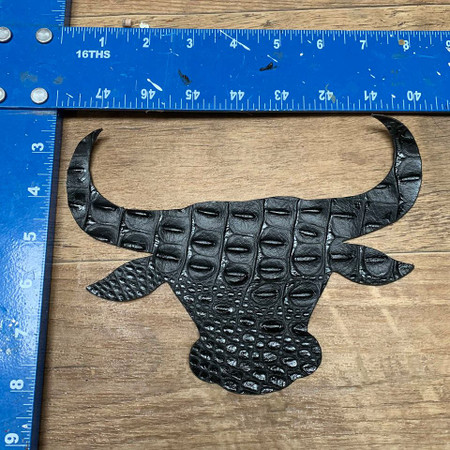 Bull Head-Black Gator - DEUCES WILD TACK LLC