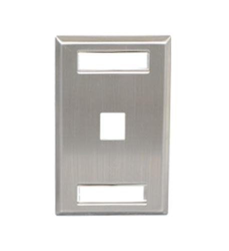 ICC FACEPLATE- ID- STAINLESS- 1-GANG-1-PORT - Ligas Enterprises Store