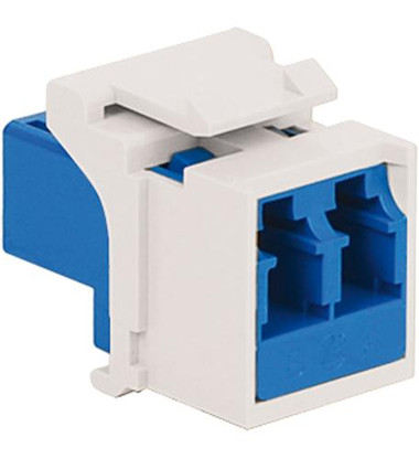 ICC MODULE FIBER OPTIC- LC- DUPLEX- WHITE - Ligas Enterprises Store