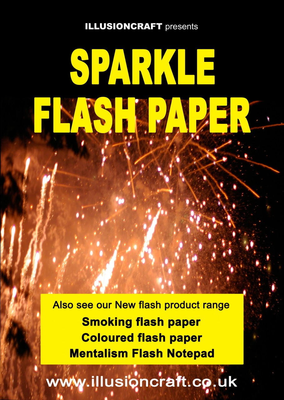 Flash Paper - illusioncraft - The UK's No 1 Flash Products Manufacturer