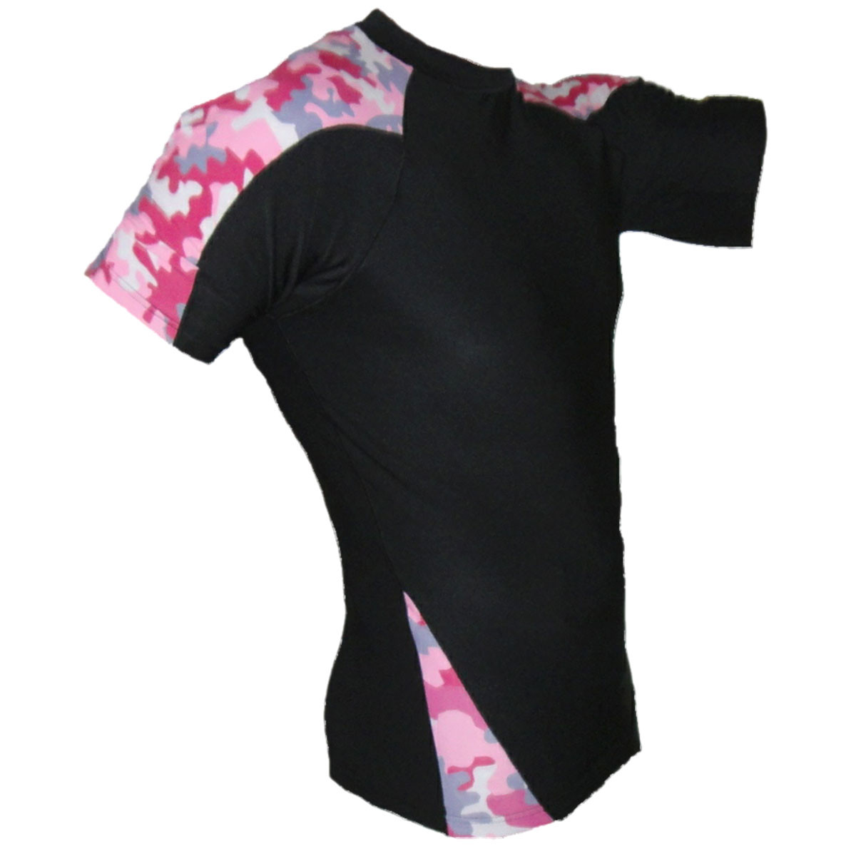 Pink Camouflage Short Sleeve Rash Guard - Combatives Gear a DIV of ...