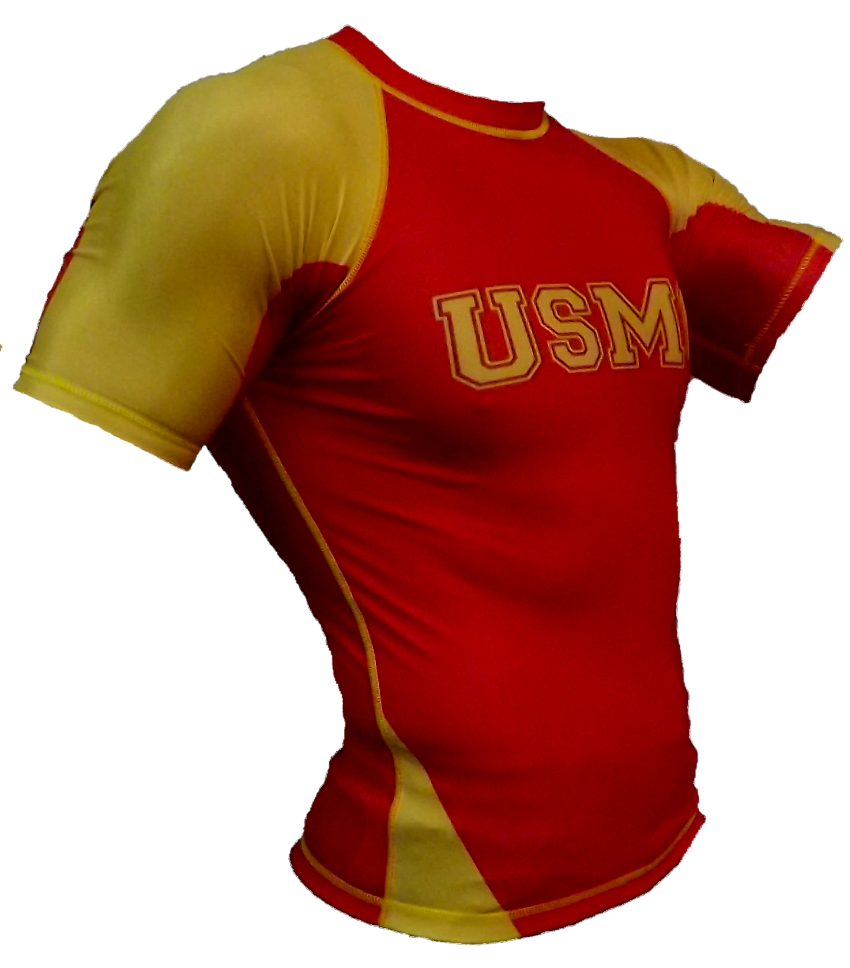 USMC Rash Guard Short Sleeve - Combatives Gear a DIV of NightGear