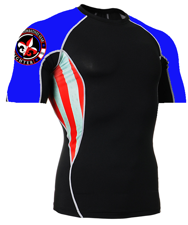 Combatives Gear Fighter Short Sleeve Rash Guard - Combatives Gear a ...