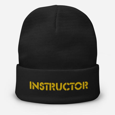 Instructor Embroidered Beanie - Combatives Gear a division of NightGear