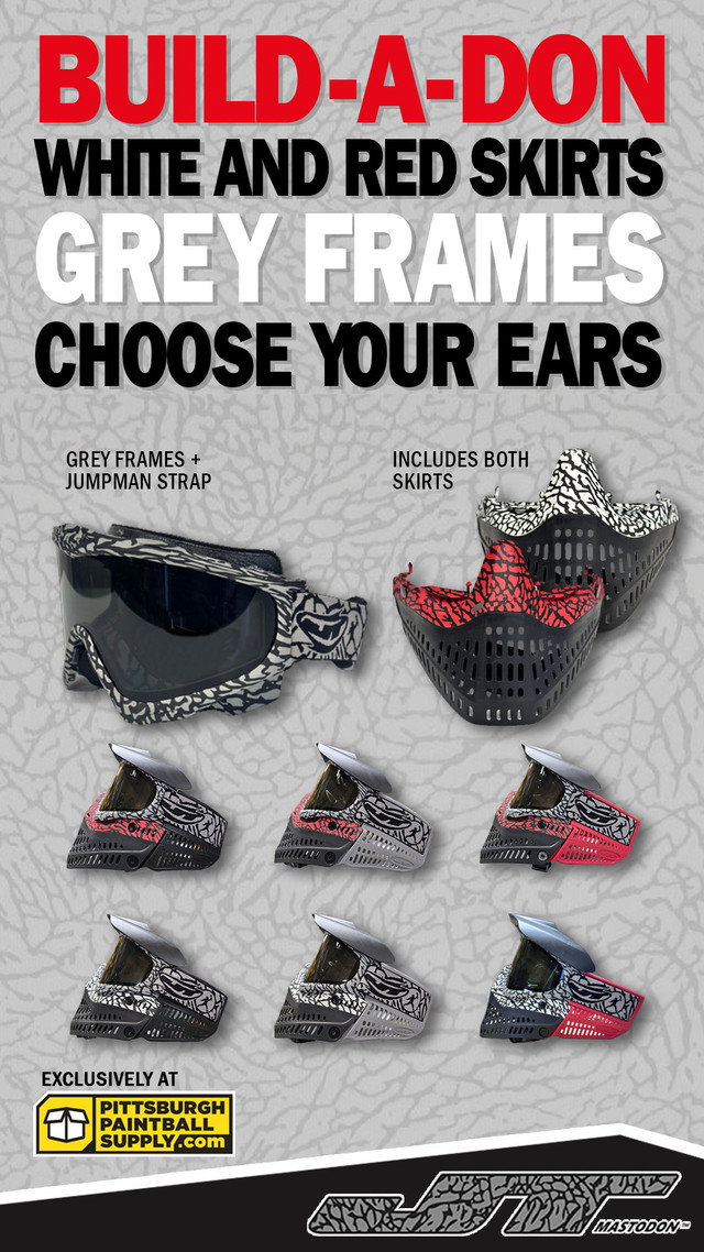 JT Paintball Proflex Custom Mask and Goggle Builds for Sale