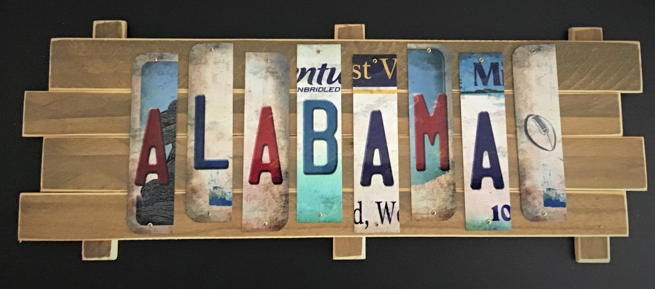 ALABAMA STRIP SIGN - Sporty Crafts