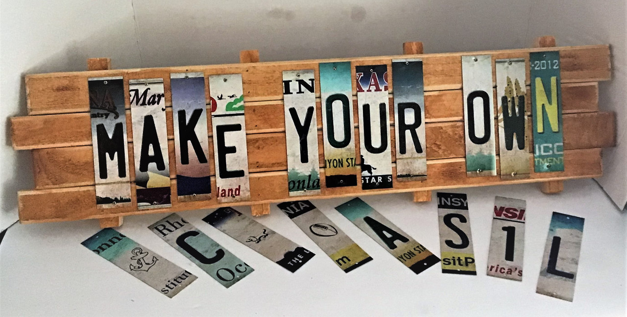 Parrot Head Cut License Plate Strip Sign - Sporty Crafts
