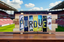 Purdue Cut License Plate Strip Sign - Sporty Crafts