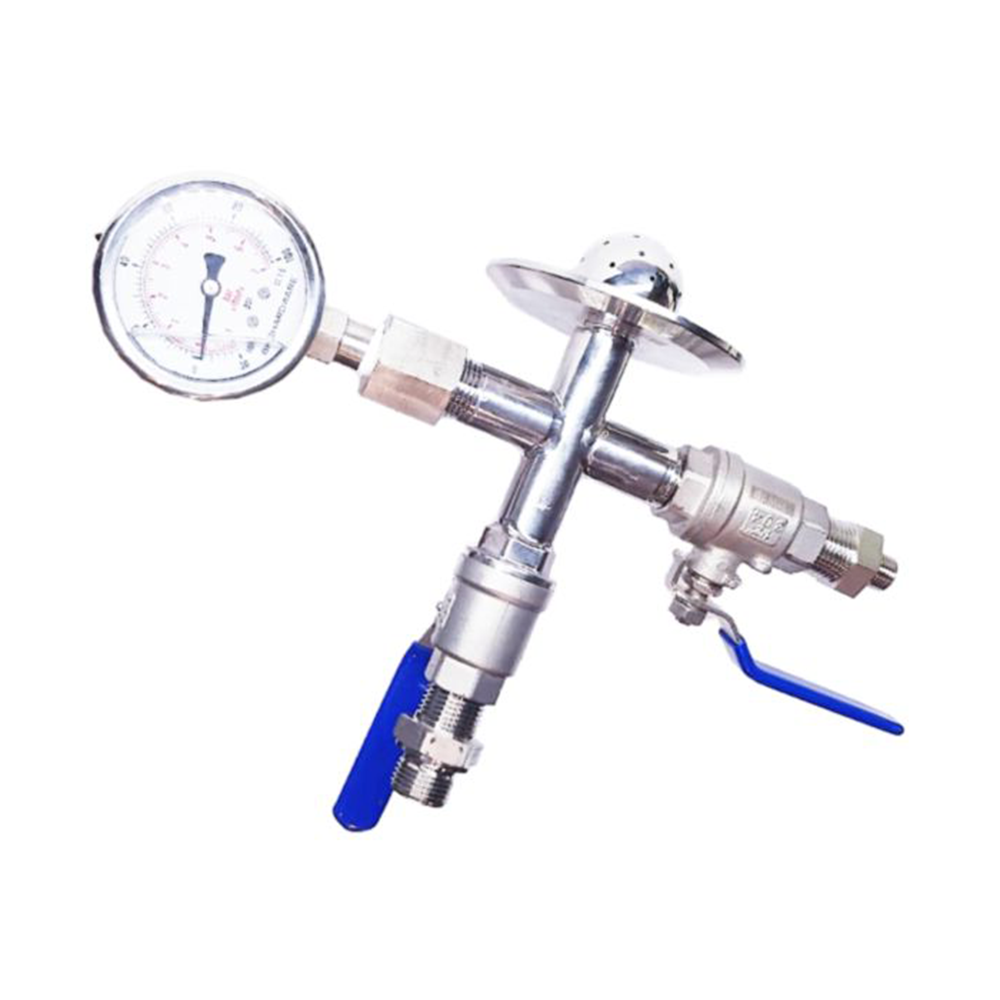 Inlet Cross 3" Closed Loop - 1/2" Nitrogen Assist Port - Botanical ...