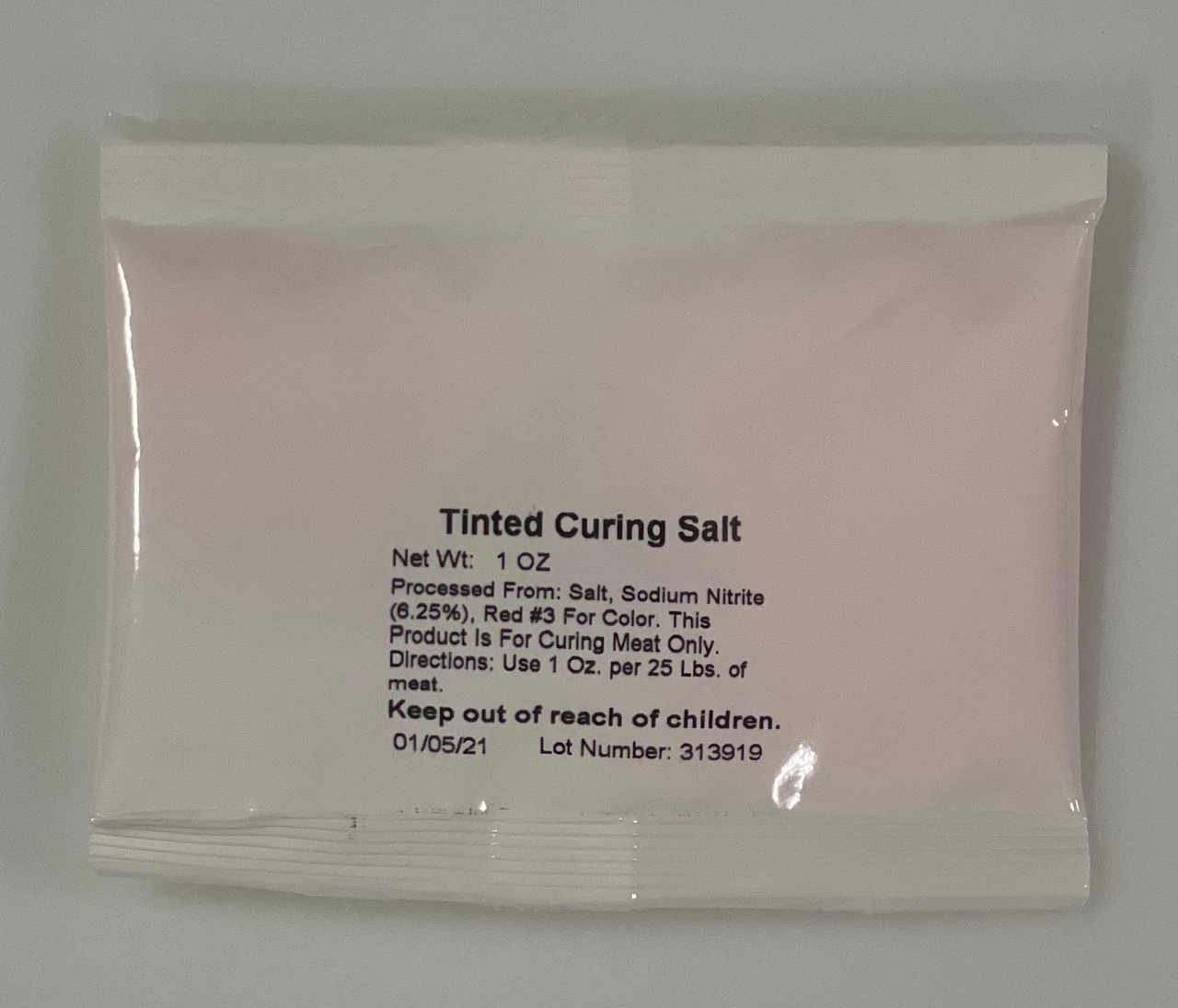 A.C.LEGG'S CURE 1 OZ BAG 6.25% SODIUM NITRITE