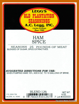 A.C. LEGG #126 - Ham Spice - Sausage Maker Supplies