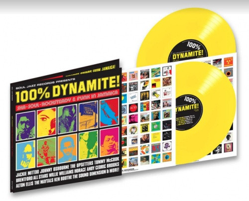 Various Artists - 100% Dynamite! - 2x LP Colored Vinyl - Ear Candy Music