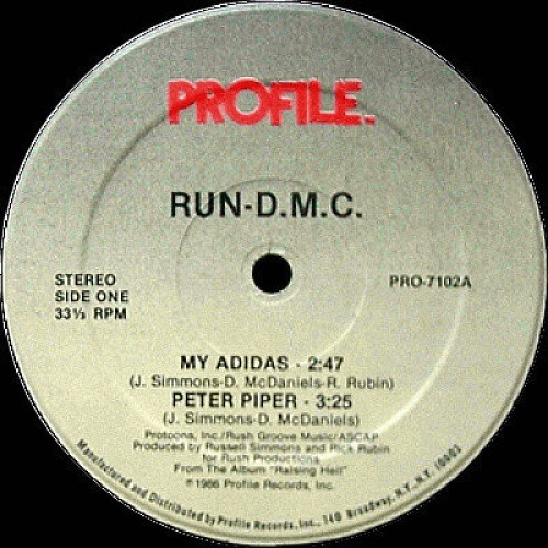 Run Dmc - My Adidas/Peter - 12" Vinyl - Ear Candy Music