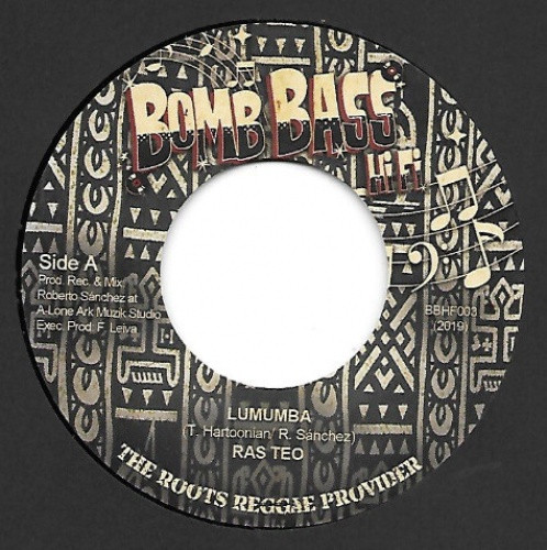 Ras Teo / Lone Ark Riddim Force - Lumumba - 7" Vinyl - Ear Candy Music