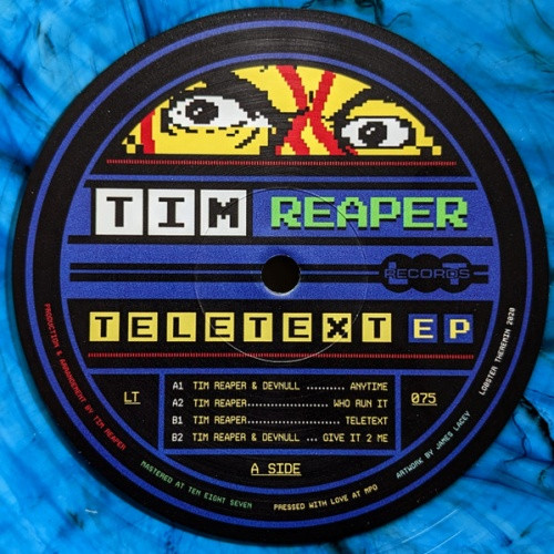 Tim Reaper - Teletext Ep - 12" Colored Vinyl - Ear Candy Music