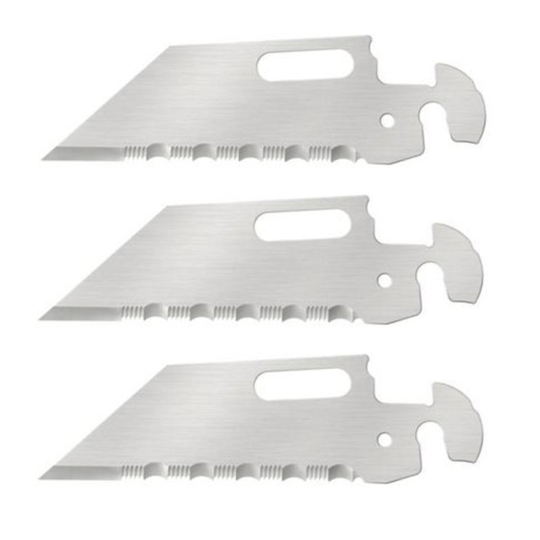 CLICK N CUT FOLDER 3 BLADE PACK SERRATED UTILITY | Cold Steel Knives