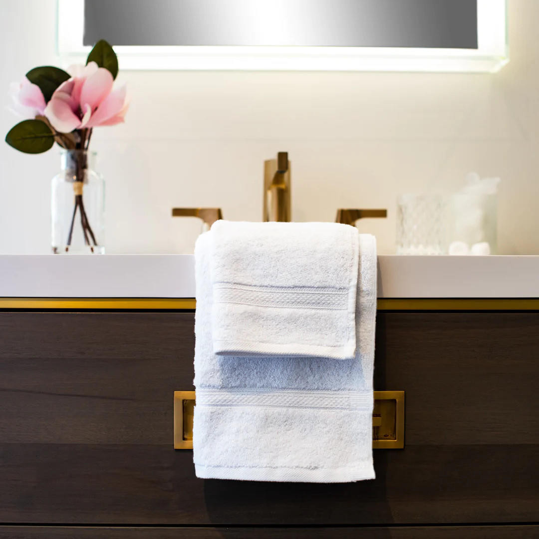 Luxury Plush Dobby Towel by Thomaston Mills | TM Plush Collection