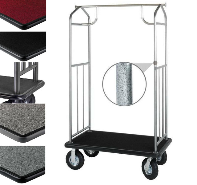 Transporter Series Bellman's Cart – Chrome, Gold, Stainless & More