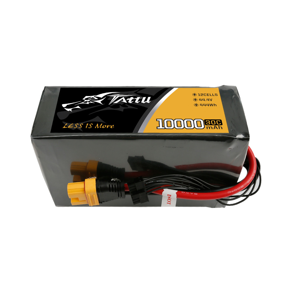 Tattu 22.2V 30C 6S 10000mAh Lipo Battery Pack with EC5 Plug for UAV Drone