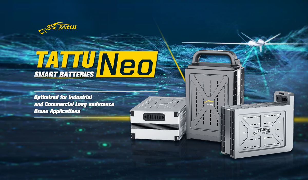 Tattu Launches the New NEO Series Battery for Industrial Drones, Designed for Extended Flight ...