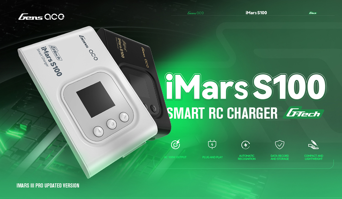 New Release! Gens ace iMars S100 Smart Charger - GensTattu