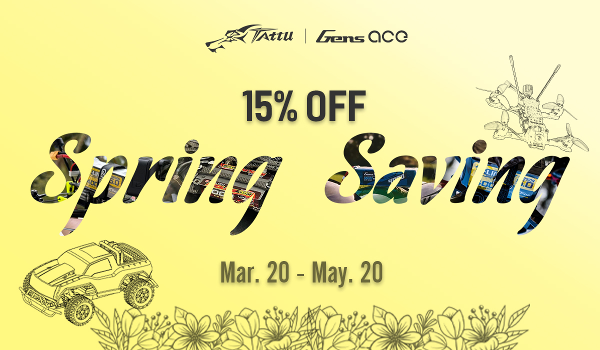 Add some power to your spring! The spring saving deal from Gens ace ...
