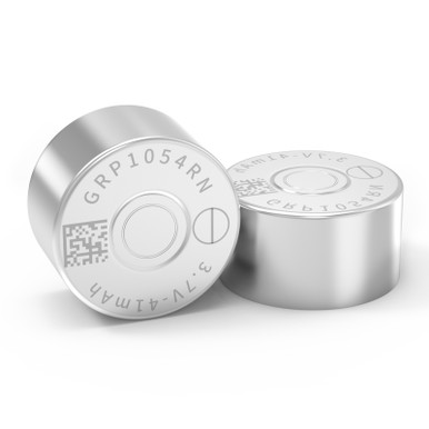 Grepow 3.7V 41mAh LiPo Round Shaped Battery 1054RN