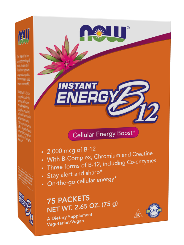 B-12 INSTANT ENERGY PACKETS (75 PER BOX) | Bulk Apothecary