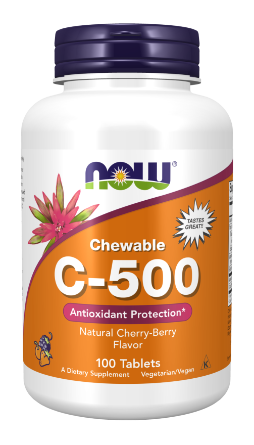 Vitamin c-500 Cherry Chewable - 100 Tablets | Bulk Apothecary